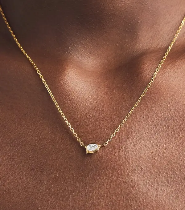 JADE TRAU Small Yellow And Diamond Envoy Alchemy Necklace