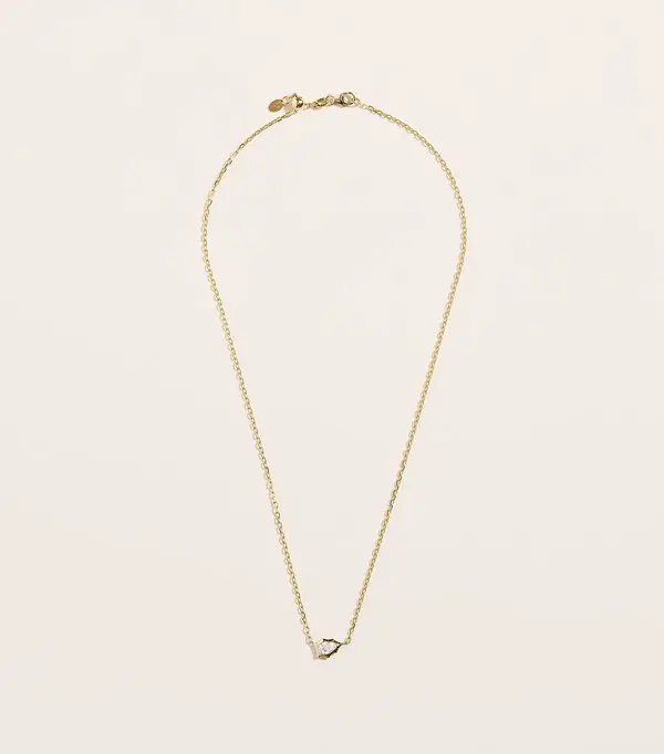 JADE TRAU Small Yellow And Diamond Envoy Alchemy Necklace
