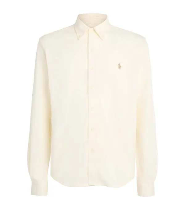 Polo Ralph Lauren Cotton Featherweight Mesh Shirt - Ivory