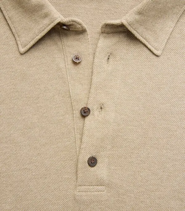 Paige Cotton Ballard Long-sleeve Polo Shirt
