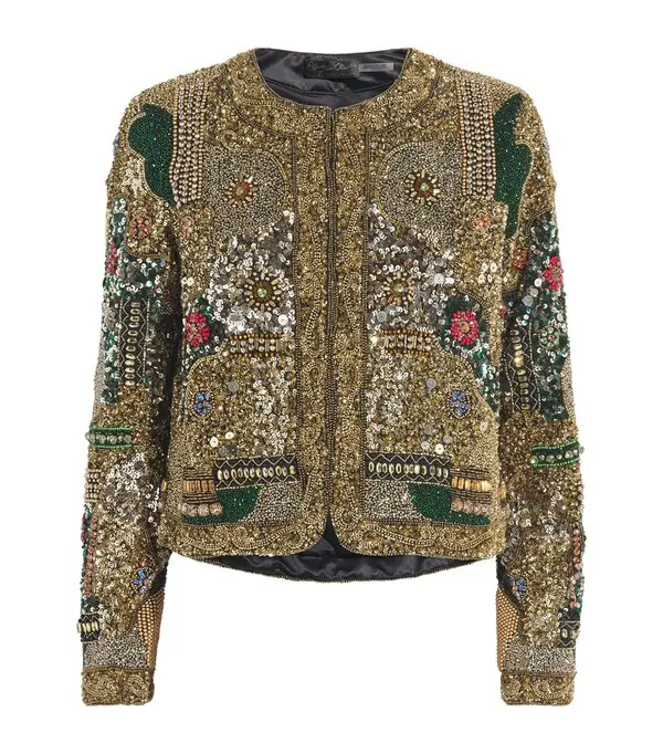 Alice + Olivia Embellished Kidma Jacket