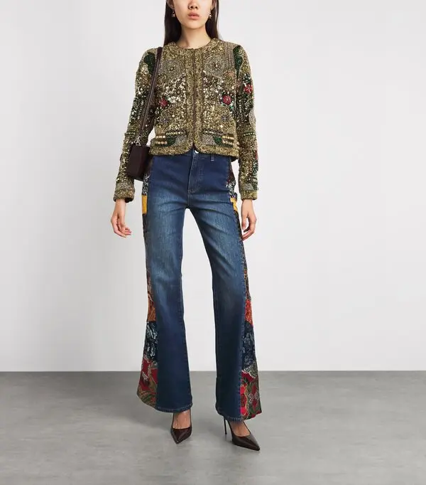 Alice + Olivia Embellished Kidma Jacket