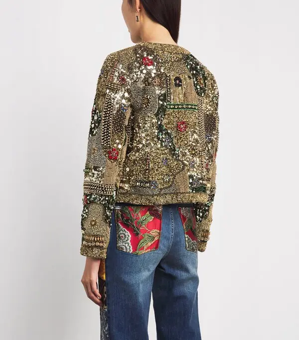 Alice + Olivia Embellished Kidma Jacket