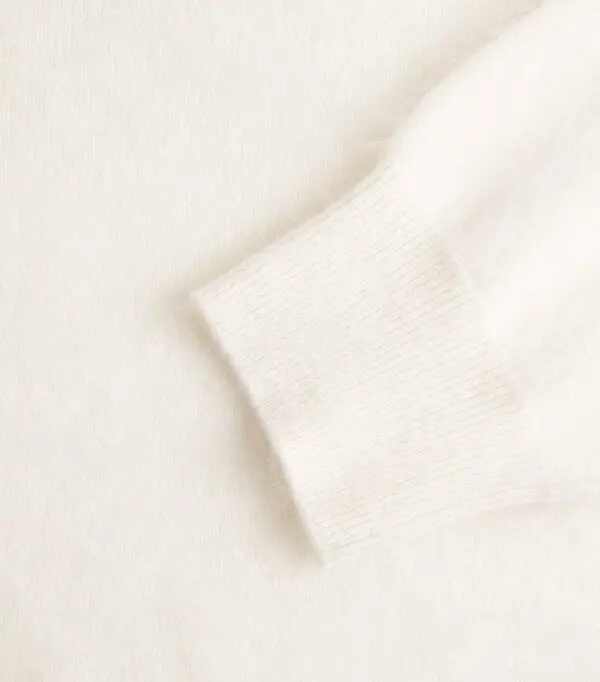 Alice + Olivia Stretch-cashmere Quarter-zip Sweater