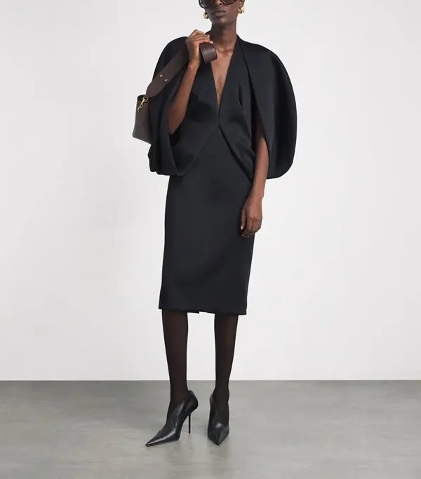 Khaite Satin Dakota Mini Dress