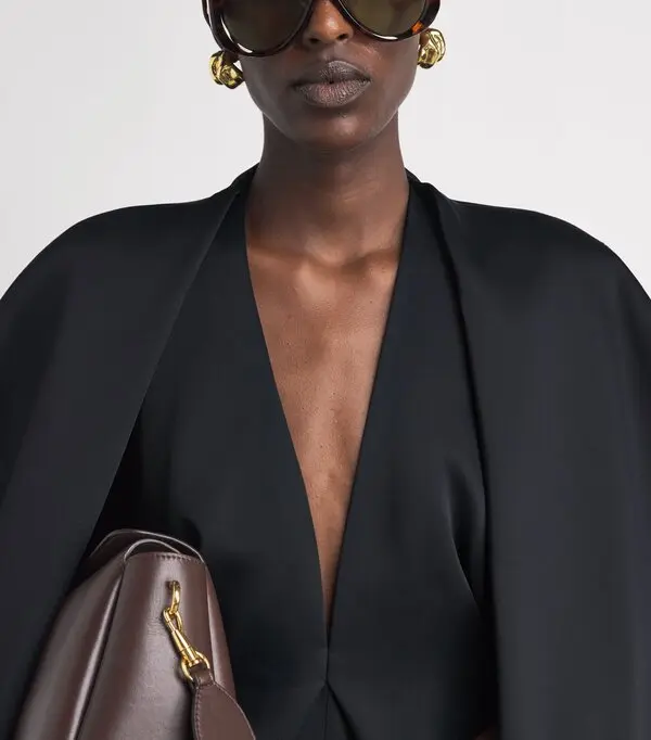 Khaite Satin Dakota Mini Dress