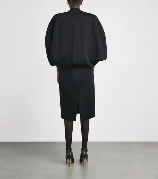 Khaite Satin Dakota Mini Dress