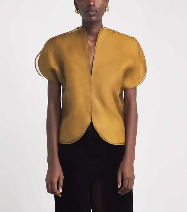 Khaite Silk Briar Blouse
