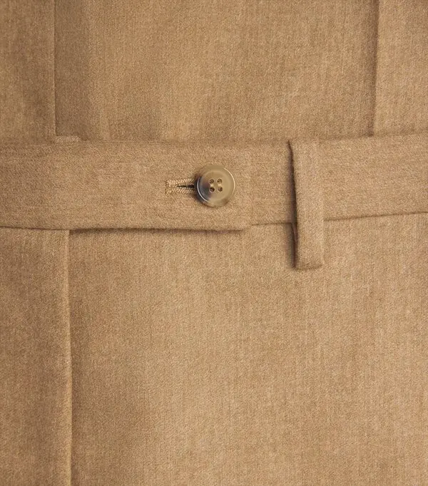 Khaite Wool Hunter Straight Trousers