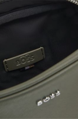BOSS Reporter Bag With Silver-tone Logo Lettering