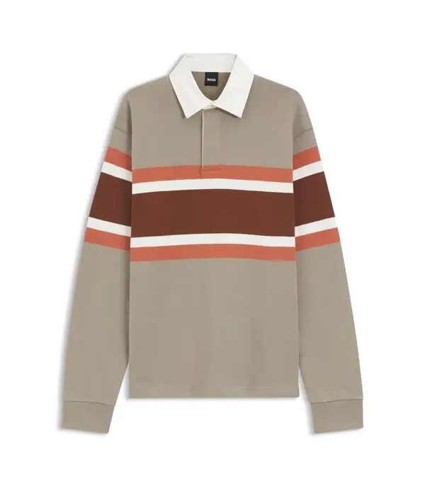 BOSS Timeless Polo Shirt In Breathable Cotton