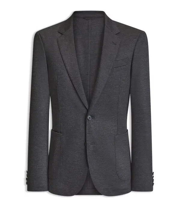 BOSS By Beckham Melange Jacket In Italian Virgin Wool