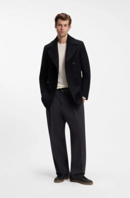 BOSS By Beckham Virgin Wool And Cashmere Sweater - White