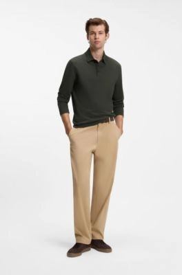 BOSS By Beckham Polo Shirt In Cotton And Silk