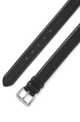BOSS By Beckham Belt In Tumbled Nappa Leather