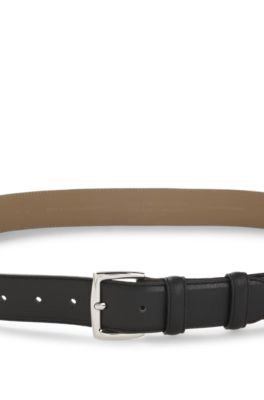 BOSS By Beckham Belt In Tumbled Nappa Leather