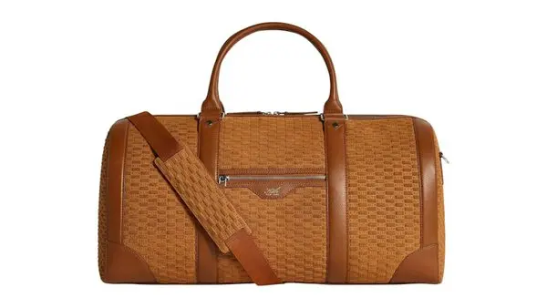 Kith Monogram Suede Traveler K55 Duffle Bag
