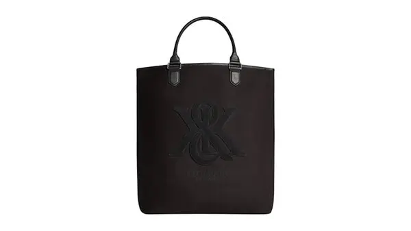 Kith Suede Applique Canvas Tote - Black