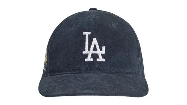 Kith X 47 Brand X Los Angeles Dodgers Lightweight Suede Velour Long Bill Cap