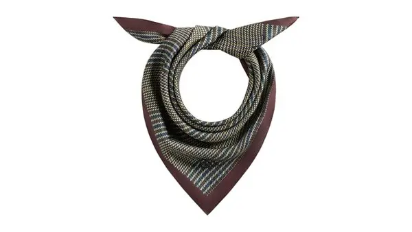 Kith Printed Silk Scarf - Kindling
