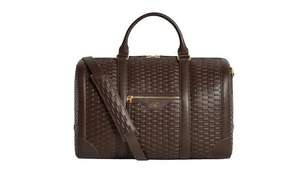Kith Monogram Smooth Leather Traveler K40 Duffle Bag