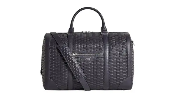 Kith Monogram Tumbled Leather Traveler K40 Duffle Bag
