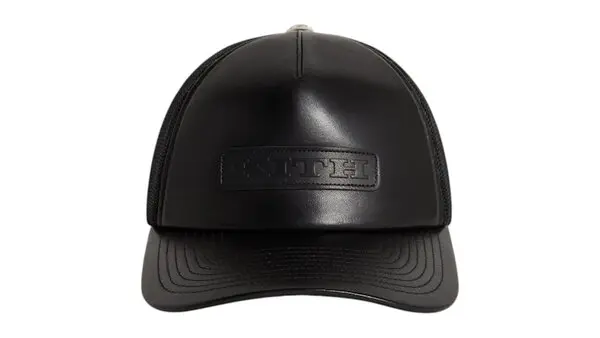 Kith Smooth Leather Nolan Trucker Hat