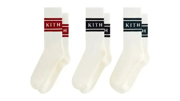 Kith Variegated Stripe Crew Socks - Multicolor