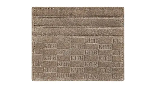Kith Monogram Suede Wallet
