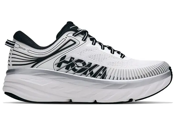 Hoka One One Bondi 7 - White/black