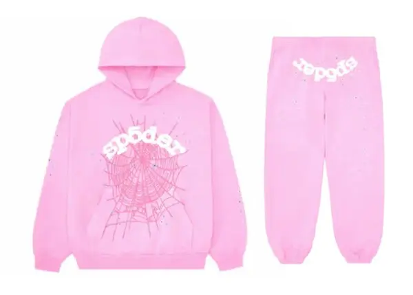 SP5DER Web Hoodie/sweatpant Set - Pink