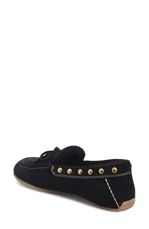 SOFFT Alpine Genuine Shearling Loafer - Black