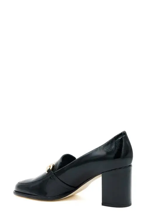 AMALFI BY RANGONI Ligure Leather Loafer Pump - Black