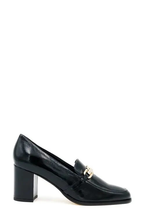 AMALFI BY RANGONI Ligure Leather Loafer Pump - Black