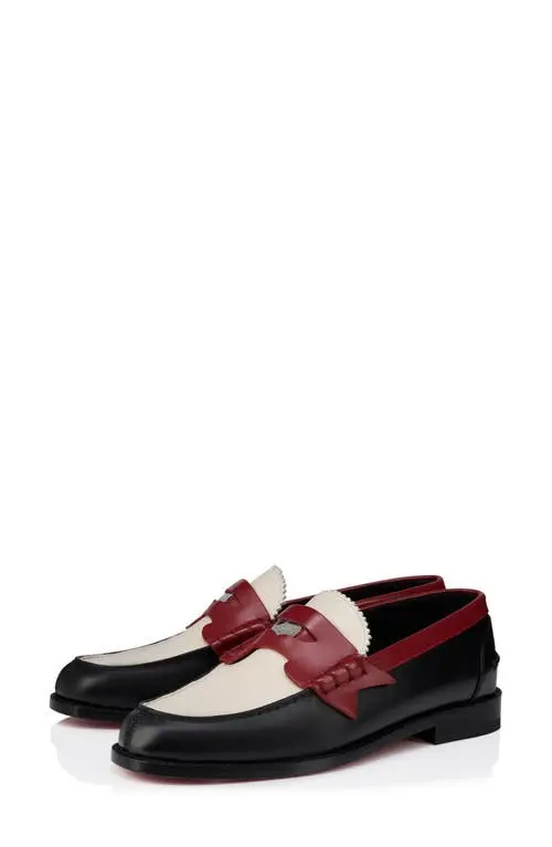 CHRISTIAN LOUBOUTIN The Plato Leather Loafer - Cm47 Version Black