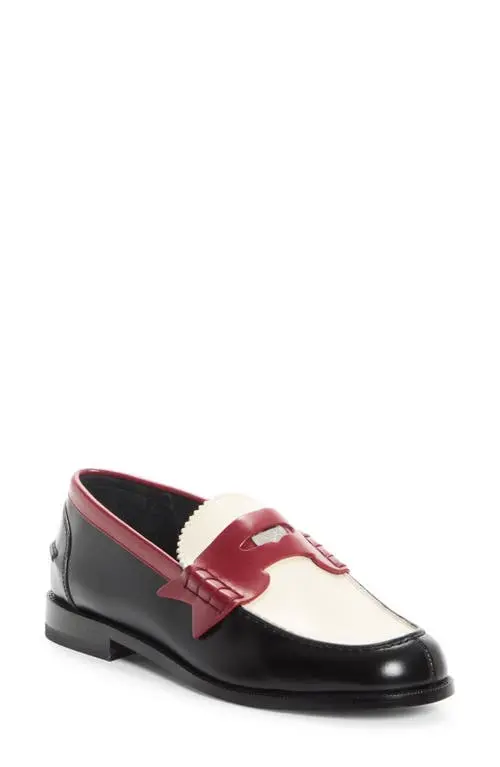 CHRISTIAN LOUBOUTIN The Plato Leather Loafer - Cm47 Version Black