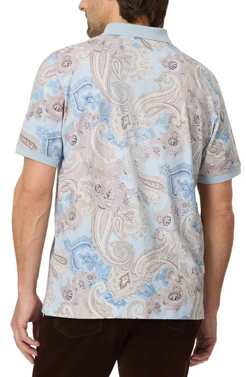 Robert Graham Creswell Paisley Cotton Polo