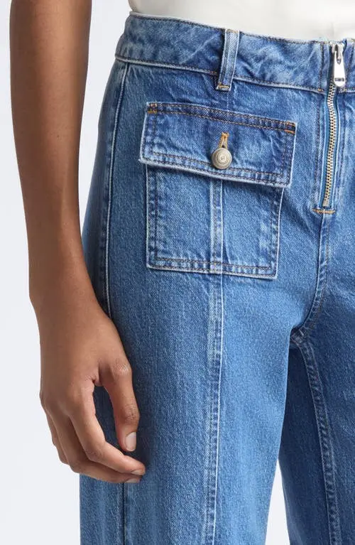 Cinq À Sept Coraline High Waist Bootcut Jeans