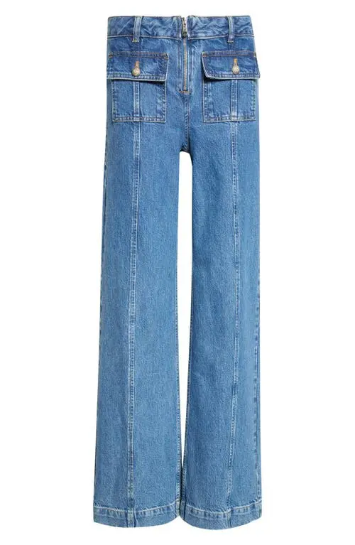 Cinq À Sept Coraline High Waist Bootcut Jeans