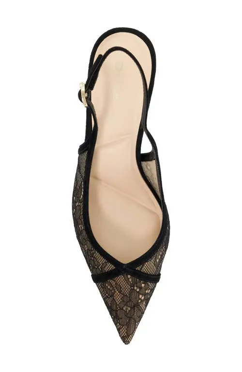Dune London Devinity Pointed Toe Slingback Pump