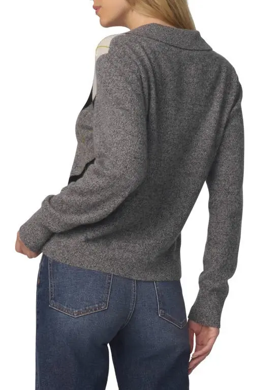 Joe's Jeans Argyle Cashmere Polo Sweater
