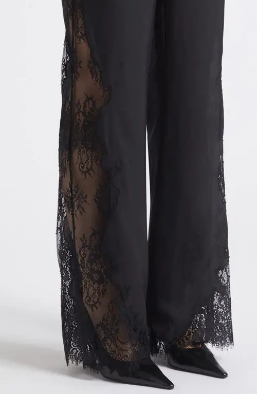 TOCCIN Priya Lace Detail Flared Pants
