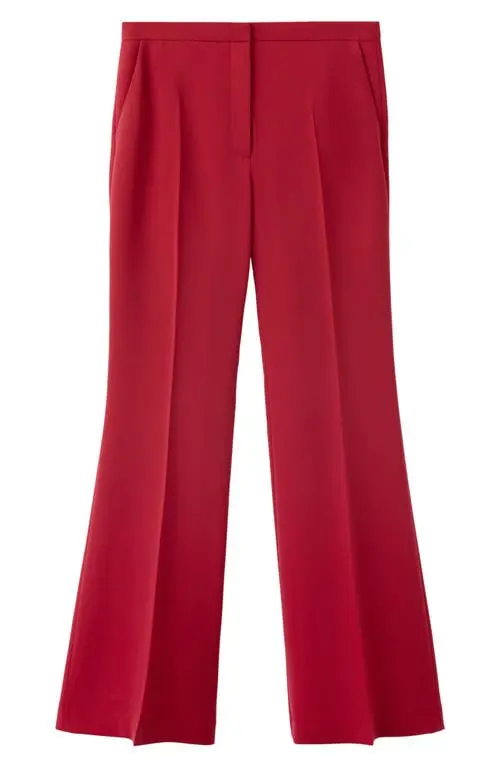 Mango High-waisted Flare Leg Pants