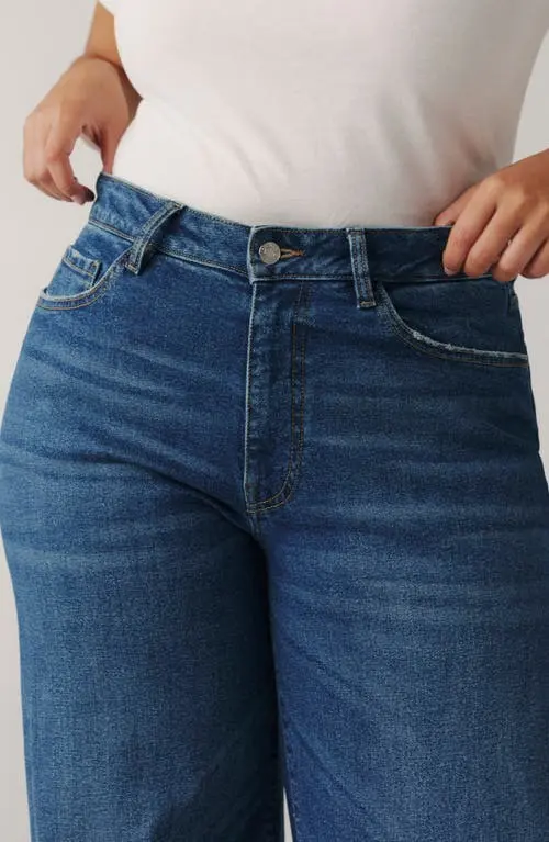 Warp + Weft Nce High Waist Wide Leg Jeans