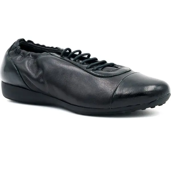 AMALFI BY RANGONI Jakob Leather Lace-up Sneakers - Black