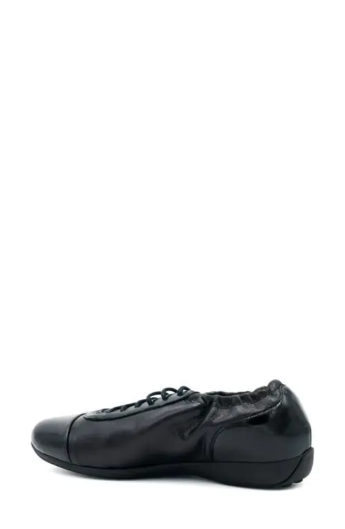 AMALFI BY RANGONI Jakob Leather Lace-up Sneakers - Black