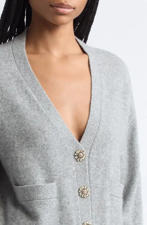 Cinq À Sept Rhinestone Cashmere Cardigan