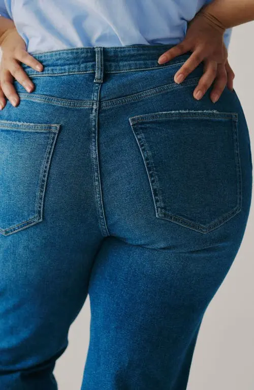 Warp + Weft Sat '90s High Waist Relaxed Straight Leg Jeans