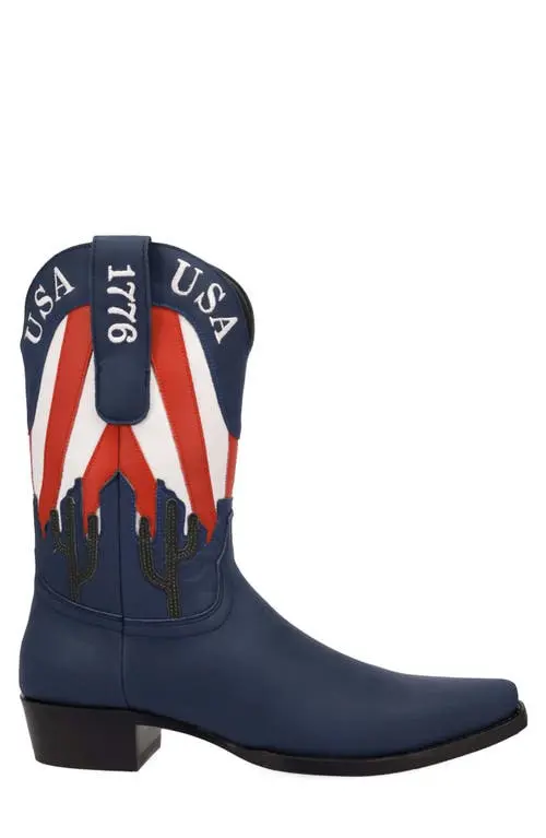DINGO Freedom Western Boot - Navy