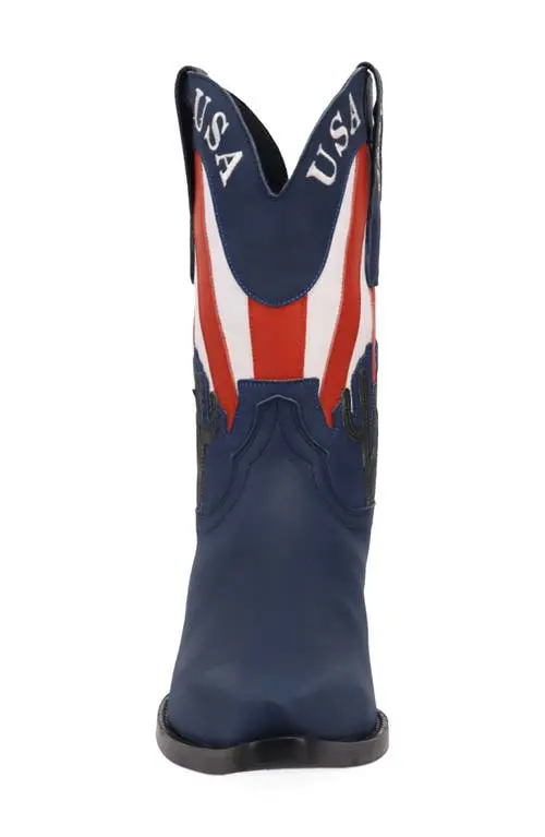 DINGO Freedom Western Boot - Navy